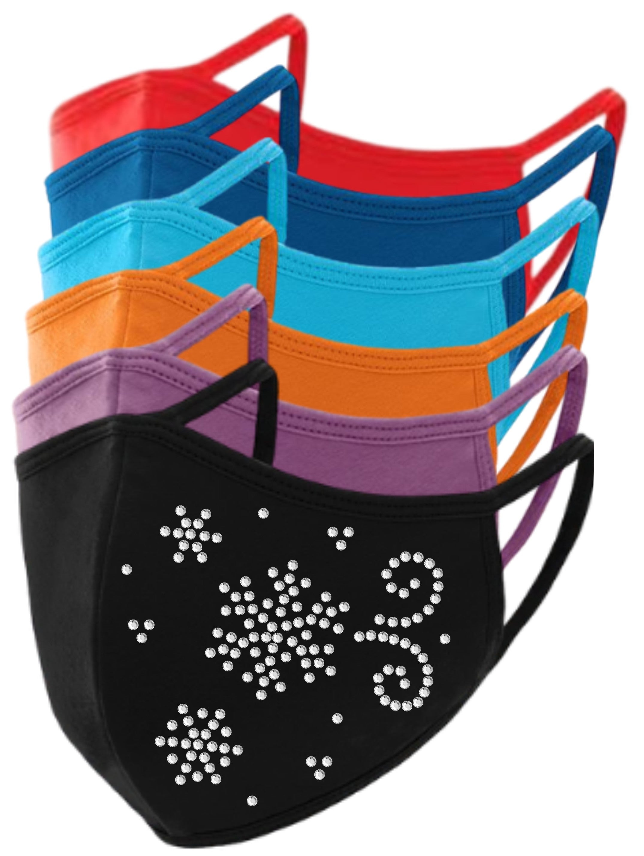 Snowflake Rhinestone Face Mask – The Crystal Ranch